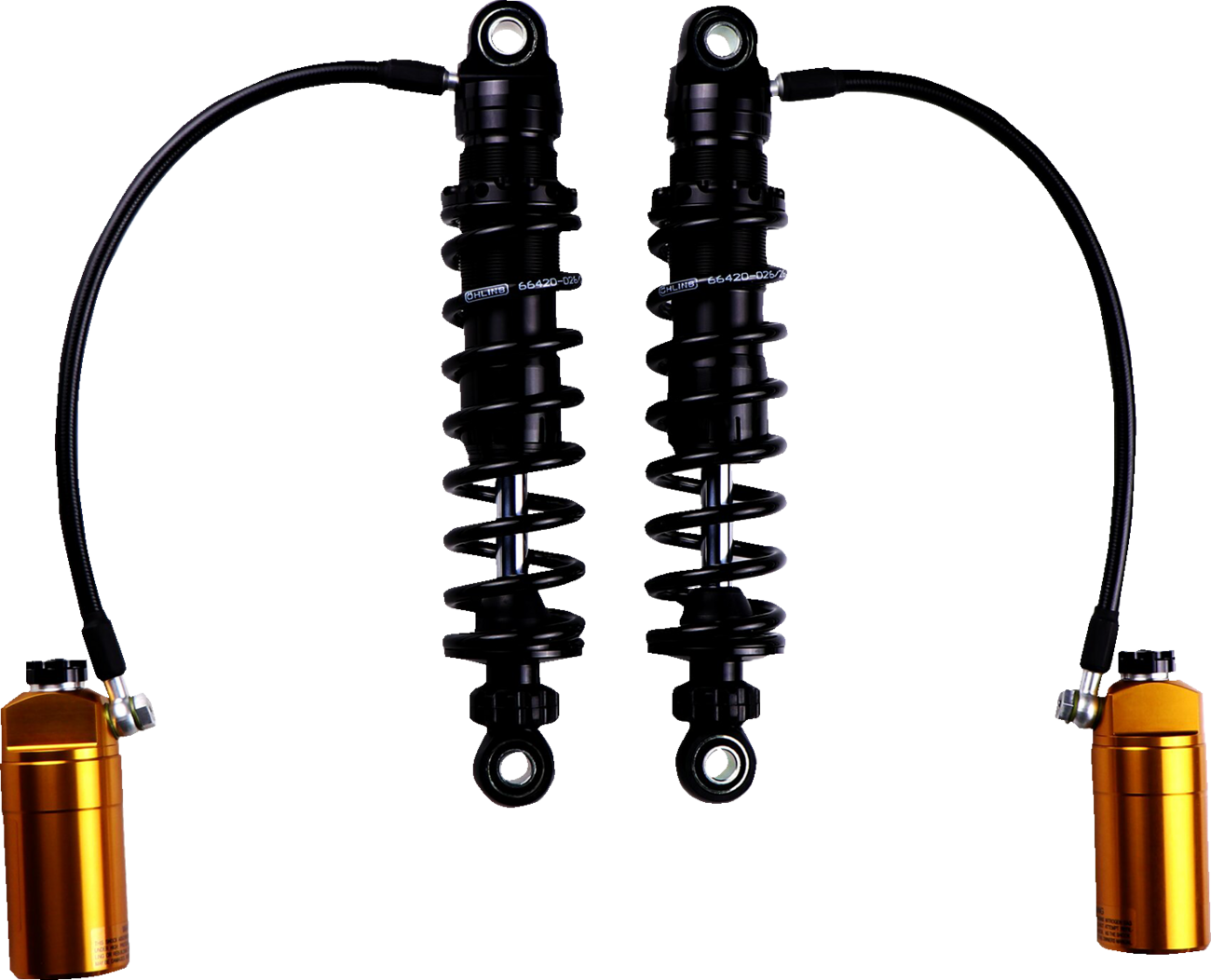 OHLINS Shock Absorber - 12" - Fully Adjustable - STX36 Blackline (HD77 | SPEED-KINGS CYCLE