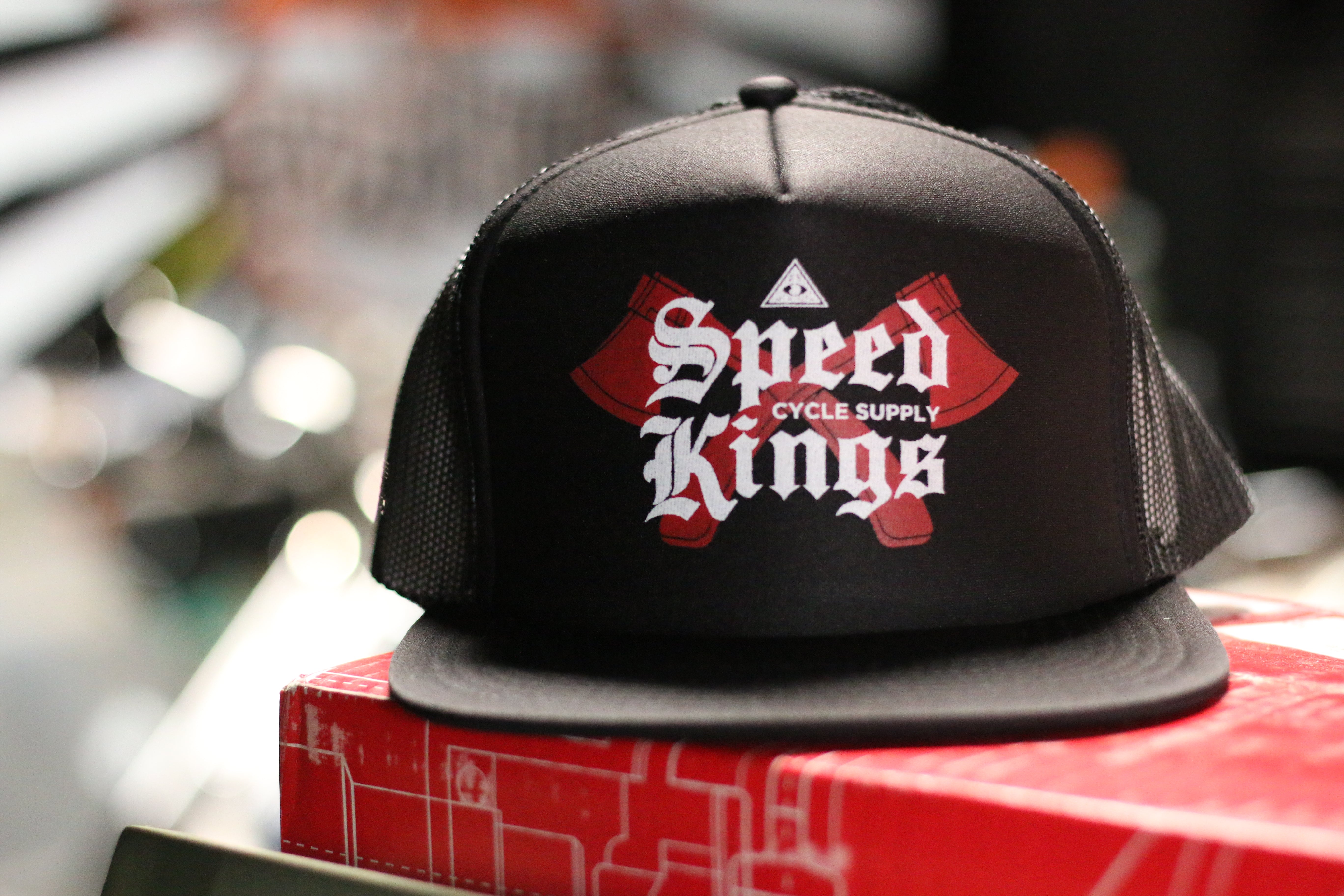 AXES TRUCKER HAT | SPEED-KINGS CYCLE